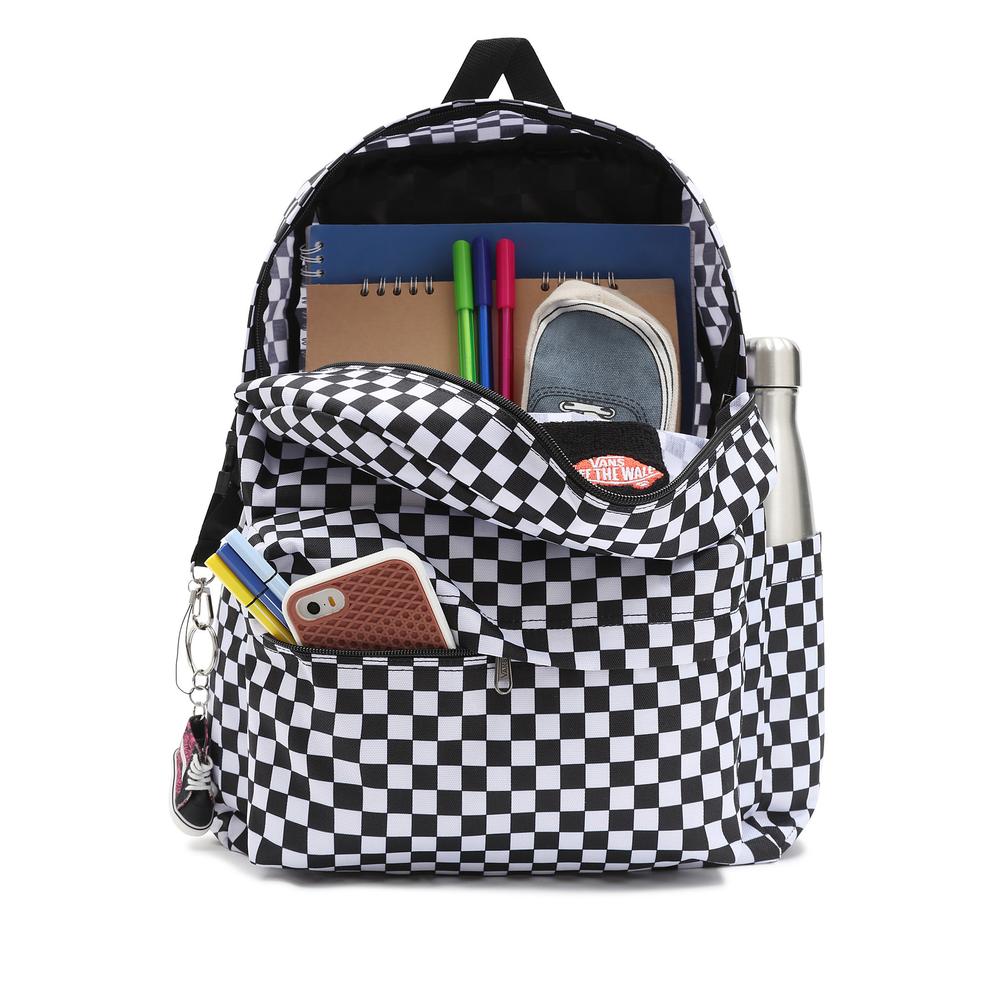 Ruksak Vans Old Skool Check VN0A5KHRY281 pro každého, černé