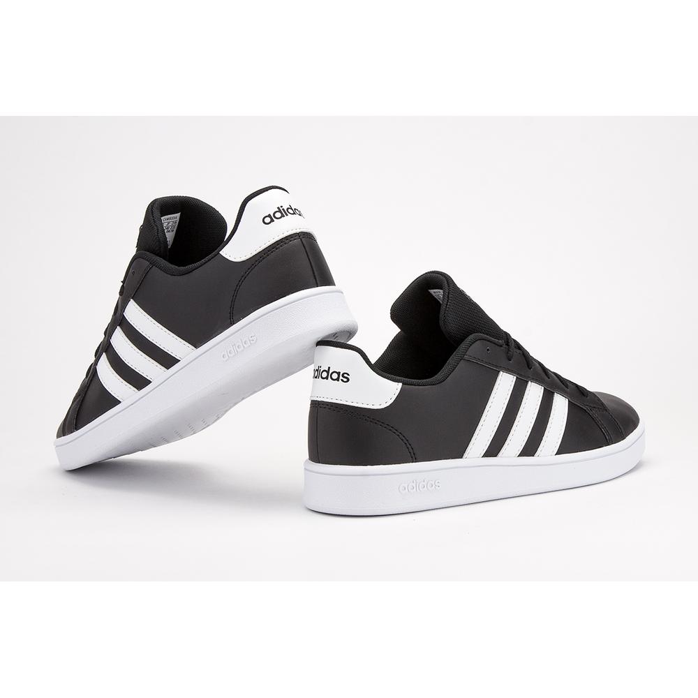Boty adidas Grand Court EF0102 pro mládež, černé